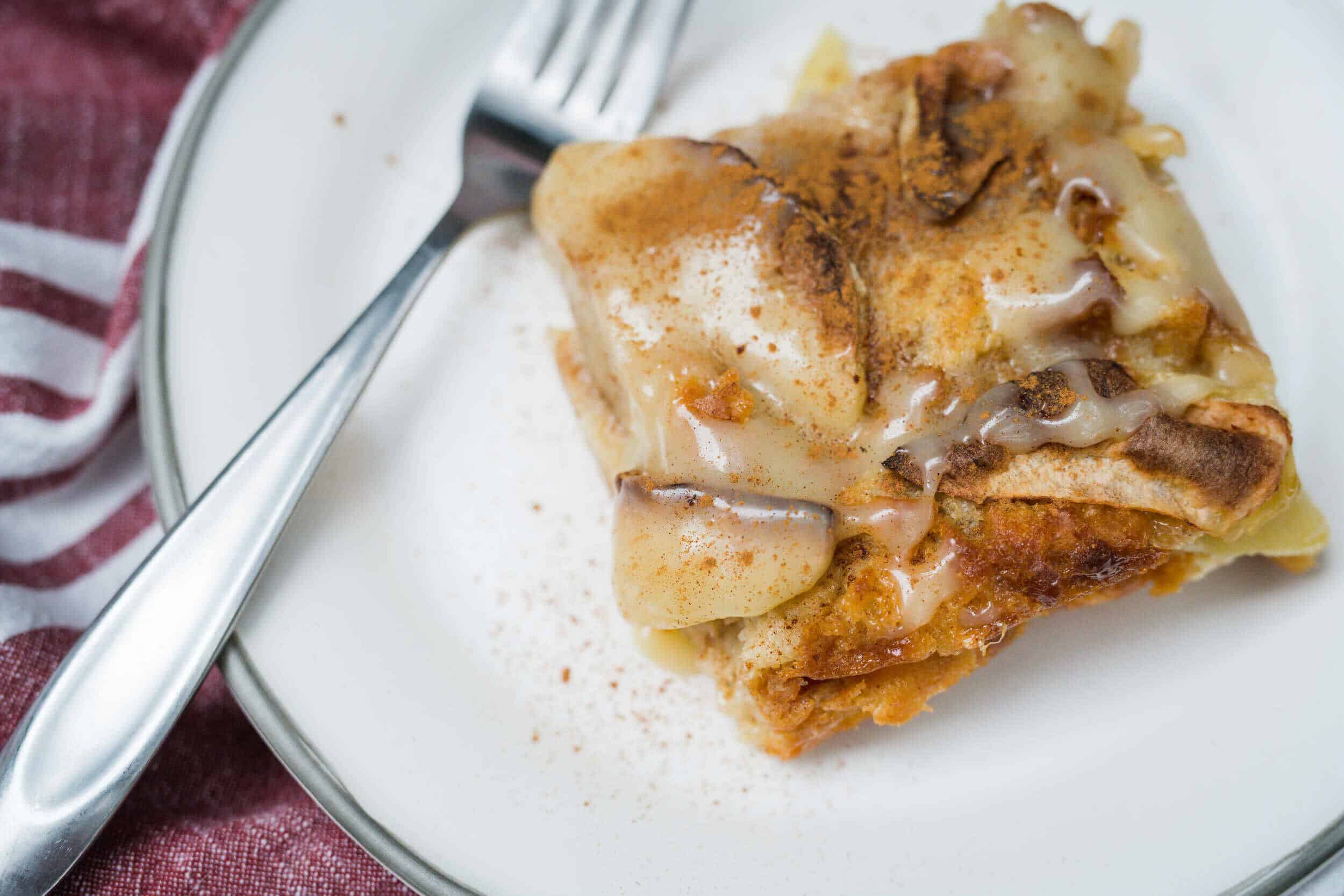 Apple Pie Bread Pudding - Hey Recipe