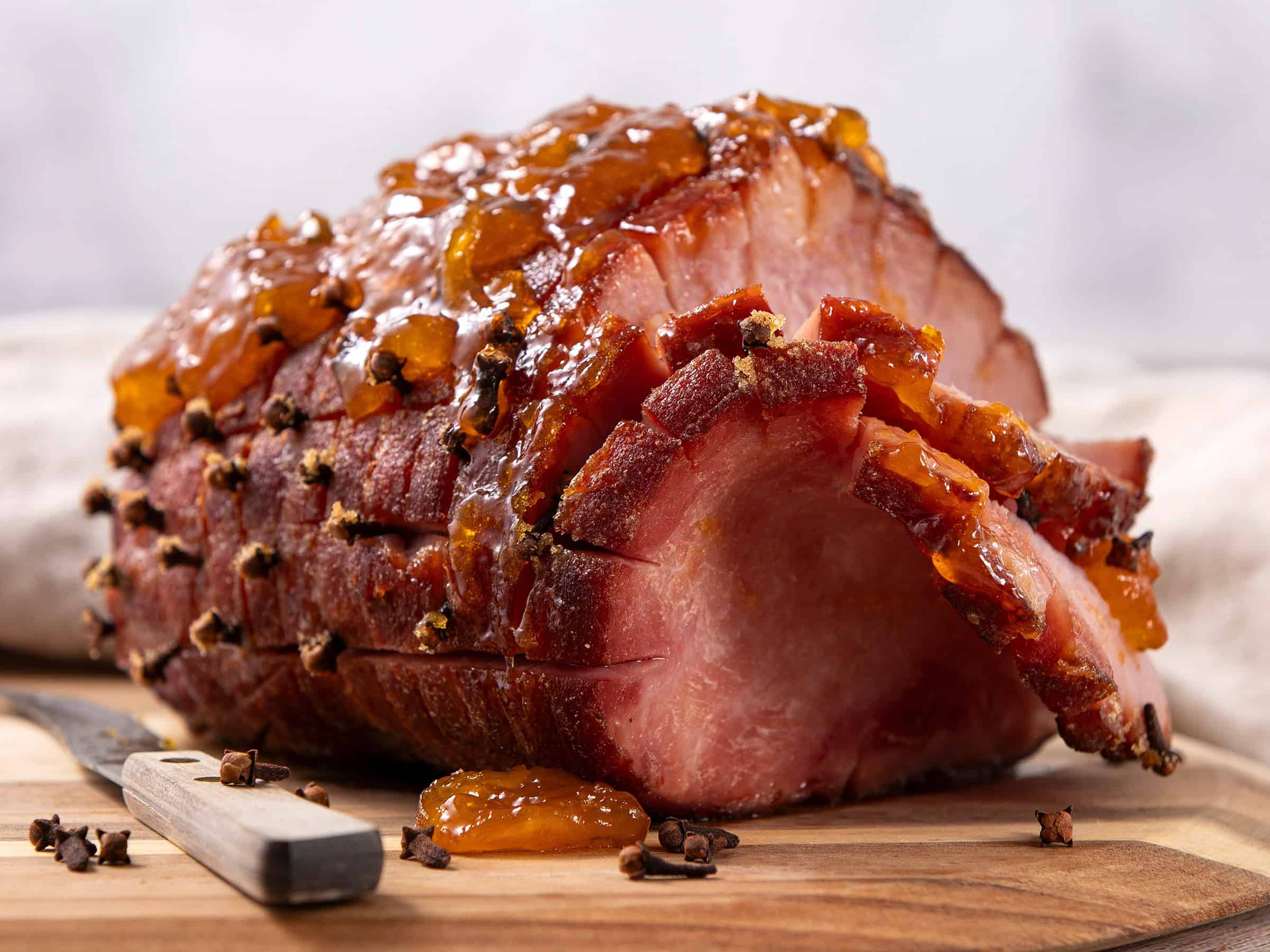 Aunt Carol's Apricot-Glazed Ham - Hey Recipe