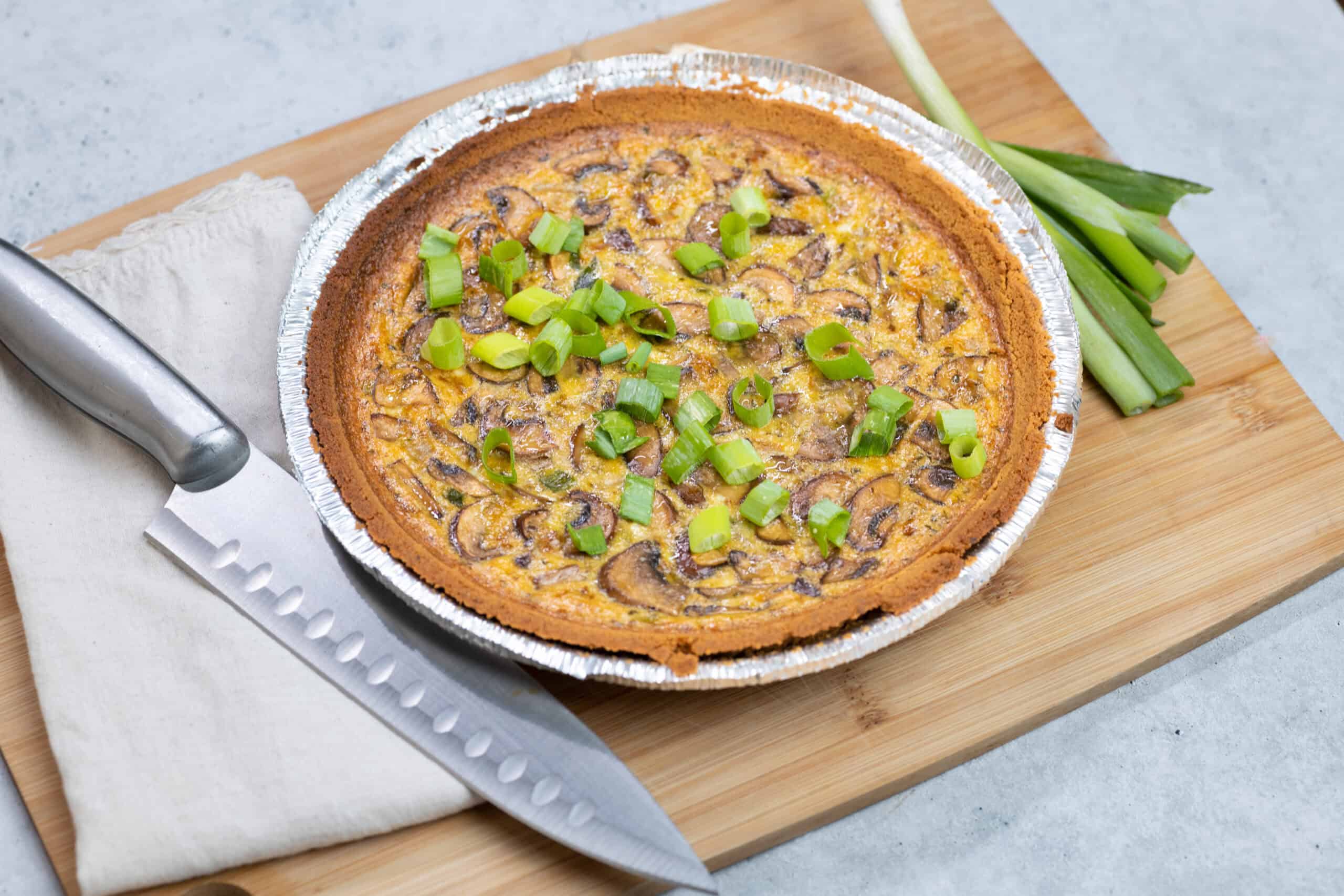 Barbara Bush's Mushroom Quiche - Hey Recipe