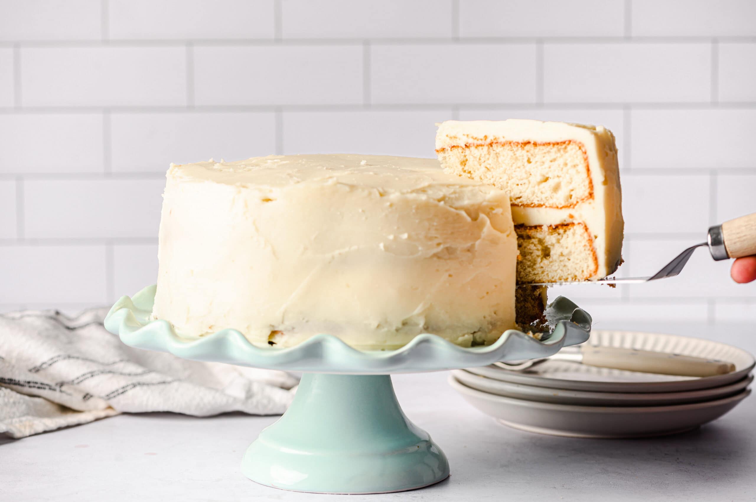 Blue-Ribbon Vanilla Cake - Hey Recipe