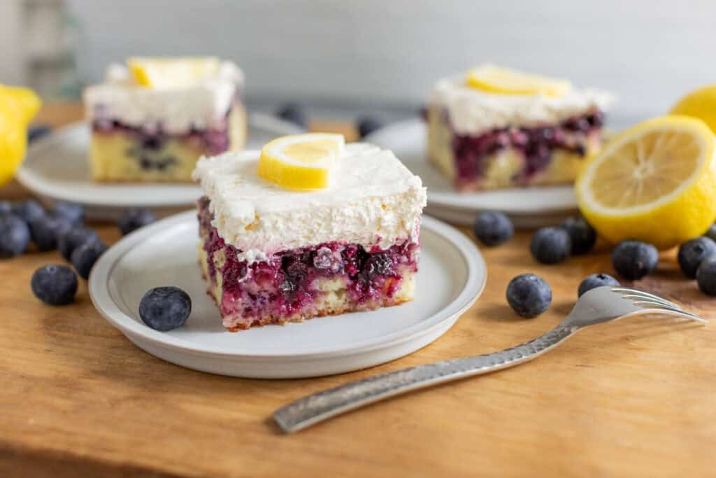 Blueberry Poke Cake - Hey Recipe