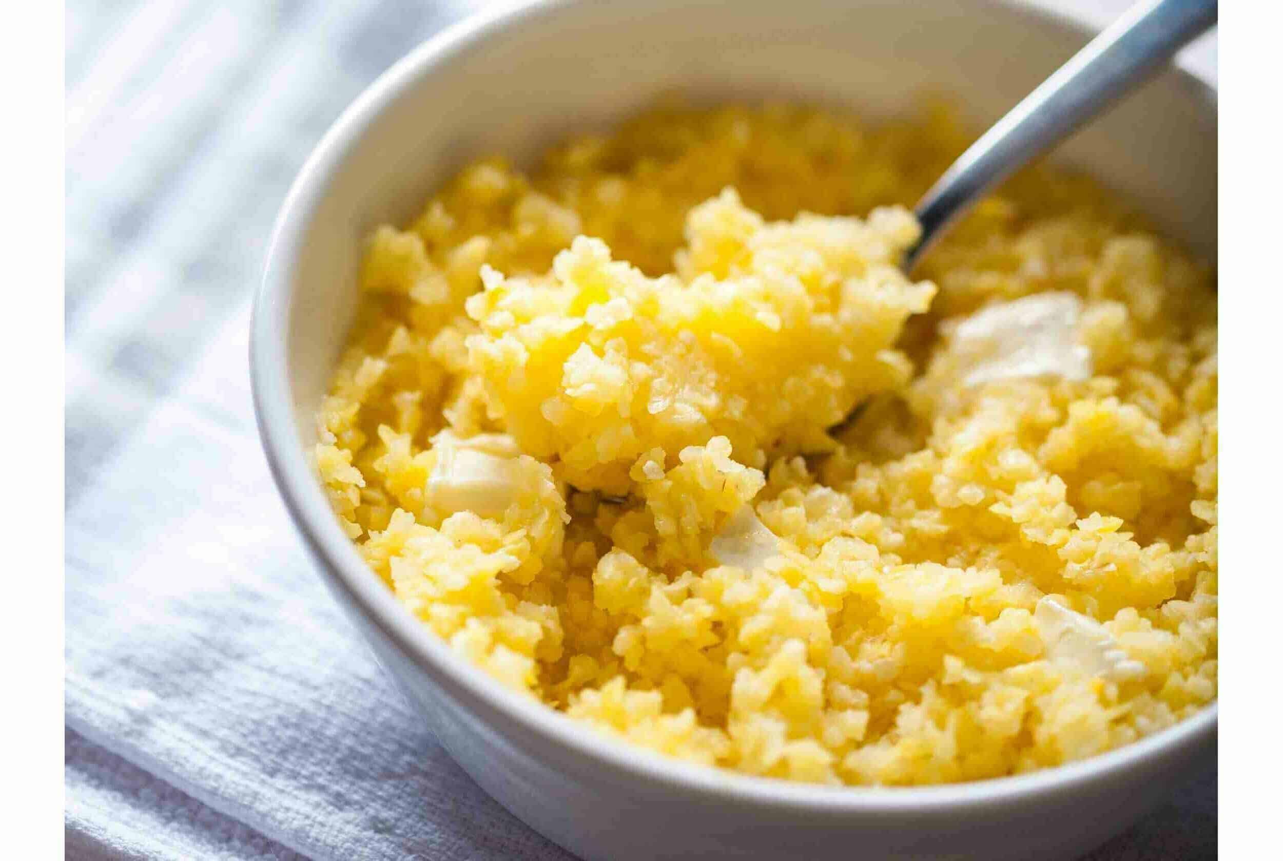 Cheesy Corn & Grits - Hey Recipe