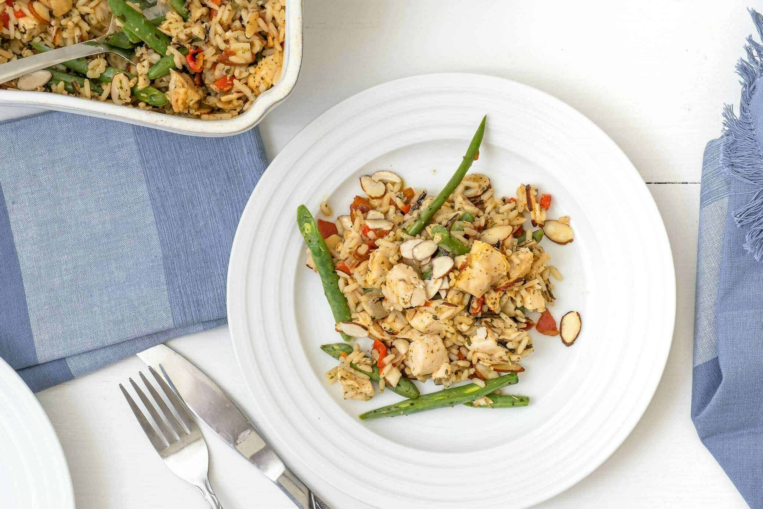 Chicken Amandine - Hey Recipe