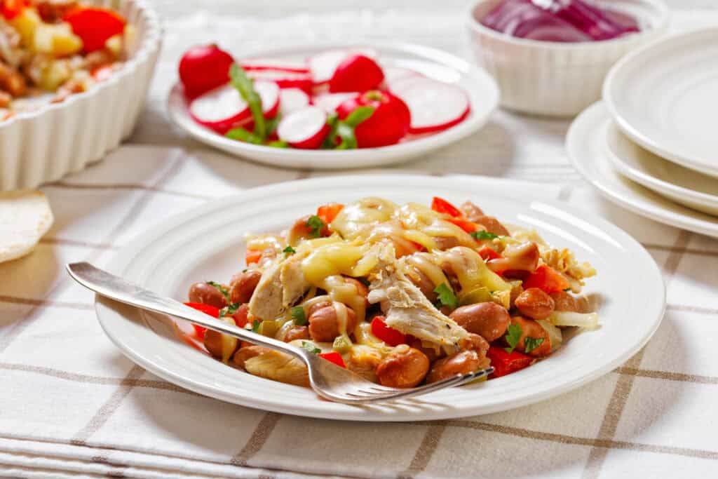 Chicken Taco Dump - Hey Recipe