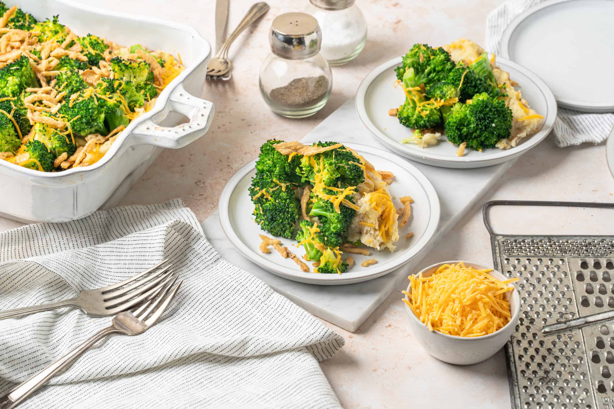 Double-Down Broccoli Potato Bake - Hey Recipe