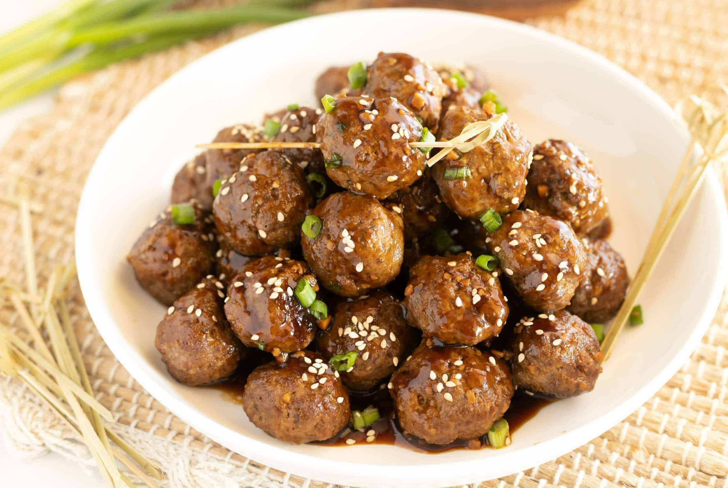 Easy Teriyaki Meatballs - Hey Recipe