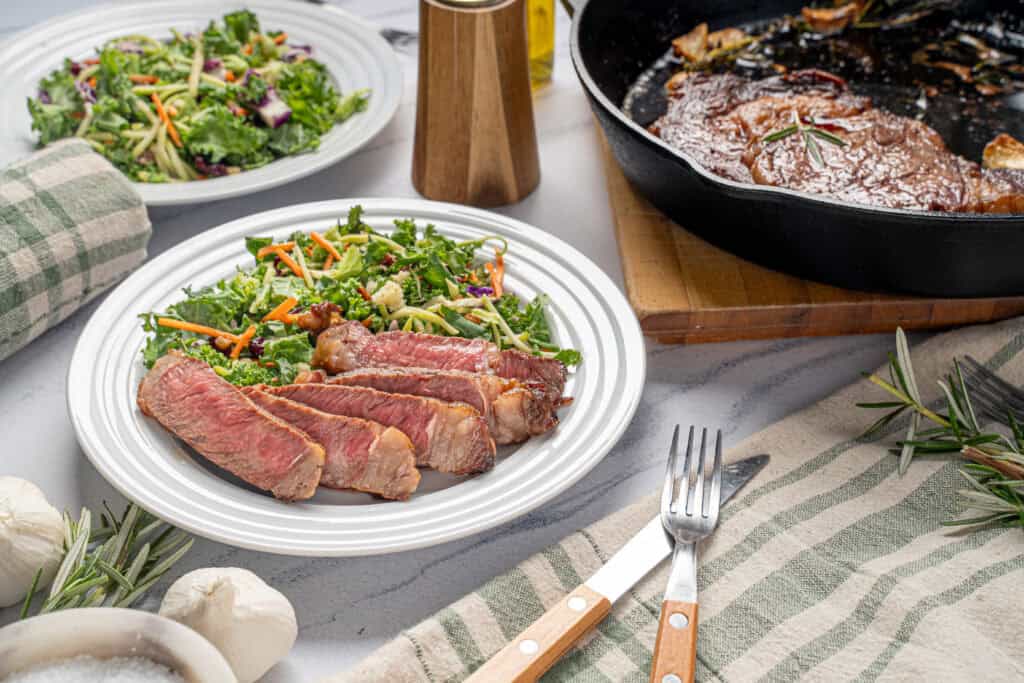 Garlic Butter Ribeye - Hey Recipe