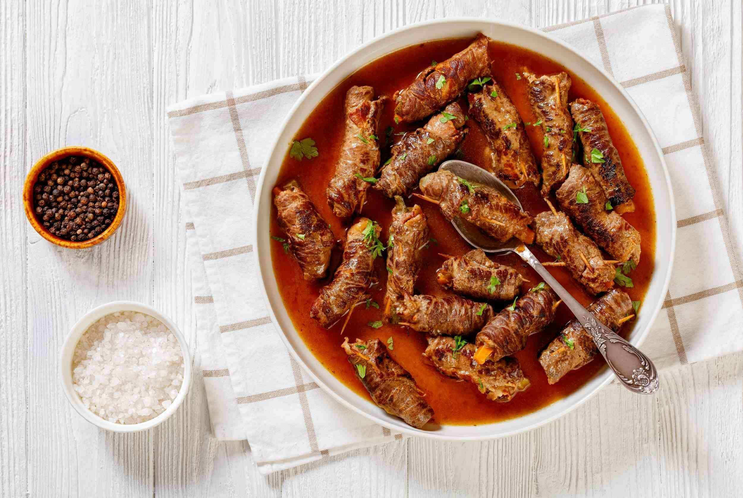 German Beef Rolls - Hey Recipe