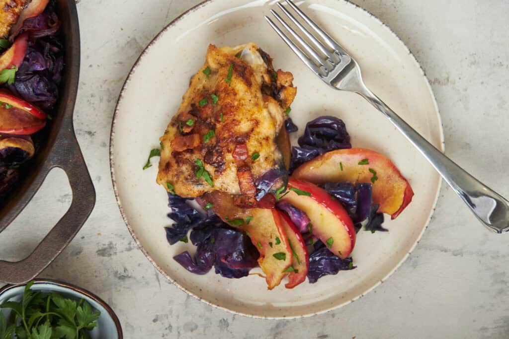 German Chicken & Cabbage - Hey Recipe