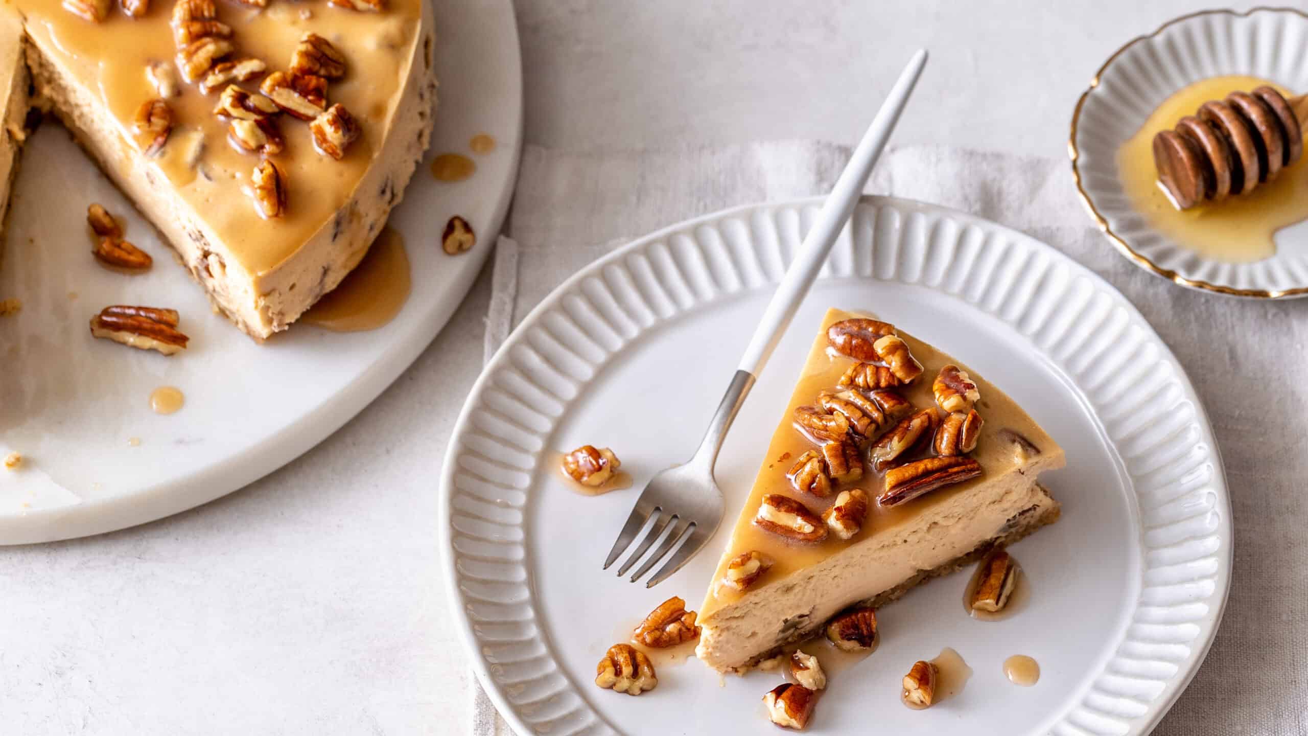 Honey Pecan Cheesecake - Hey Recipe