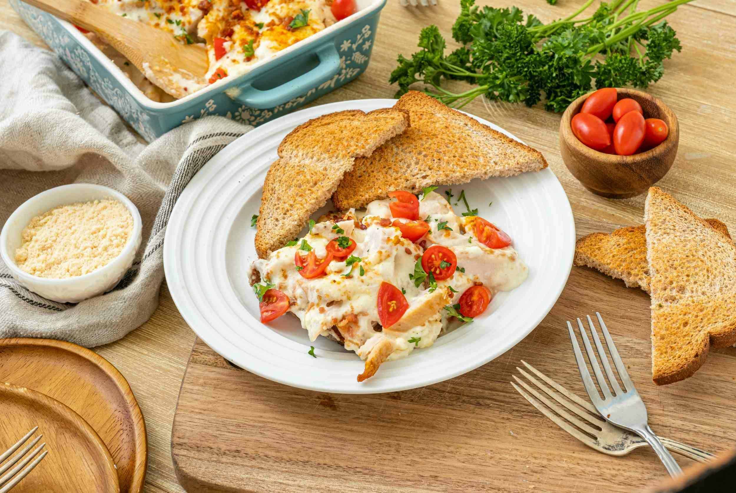 Hot Brown Turkey Casserole - Hey Recipe