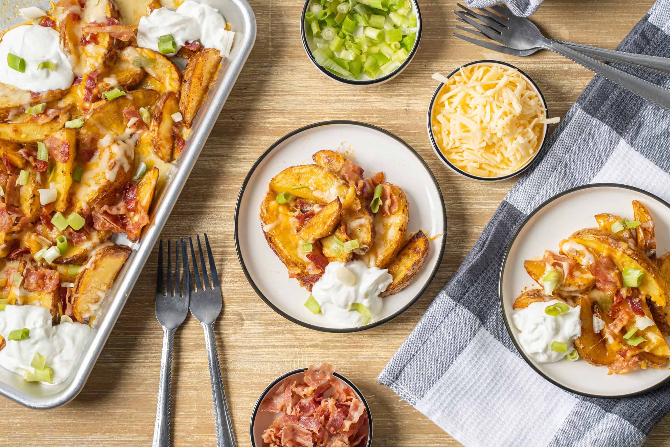 Loaded Pub Fries - Hey Recipe