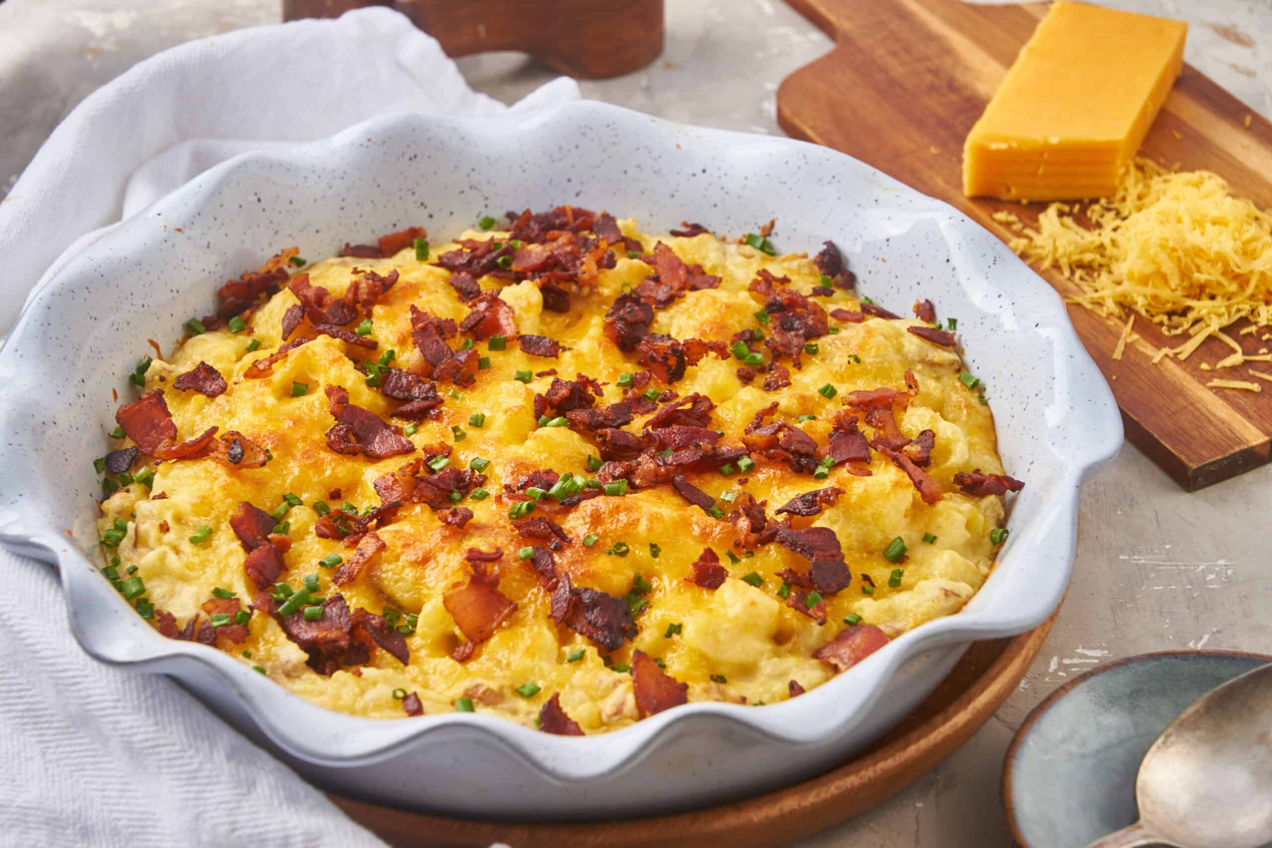 Loaded Red Potato Bake - Hey Recipe