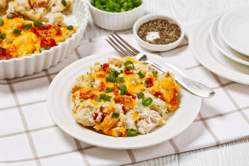 Loaded-Up Chicken Bake - Hey Recipe