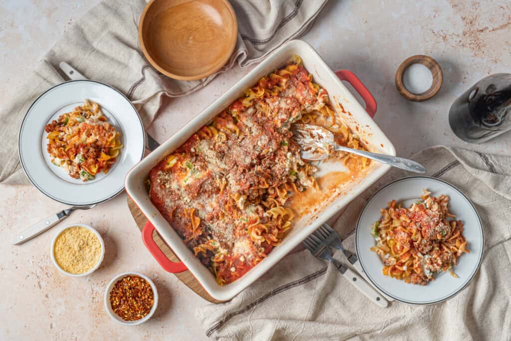 Lunch Lady Beef Casserole - Hey Recipe