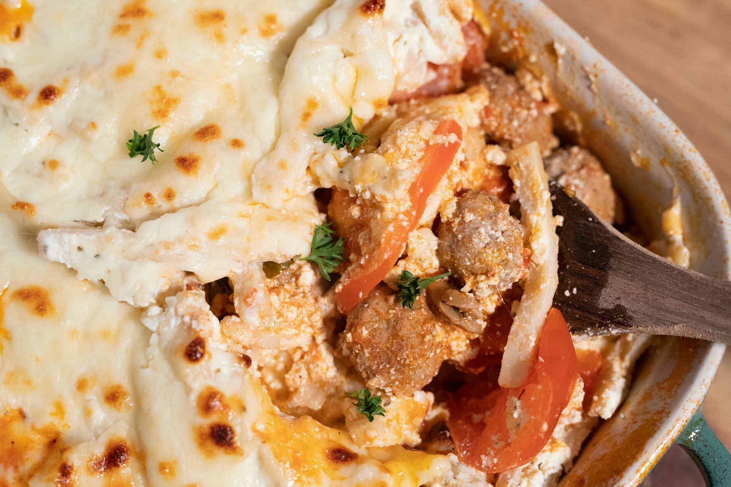 Meatball Casserole - Hey Recipe