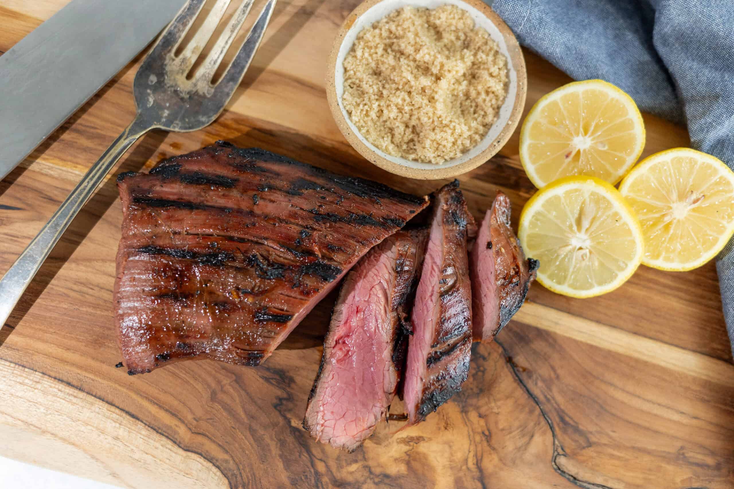 Mediterranean Flat Iron Steaks - Hey Recipe