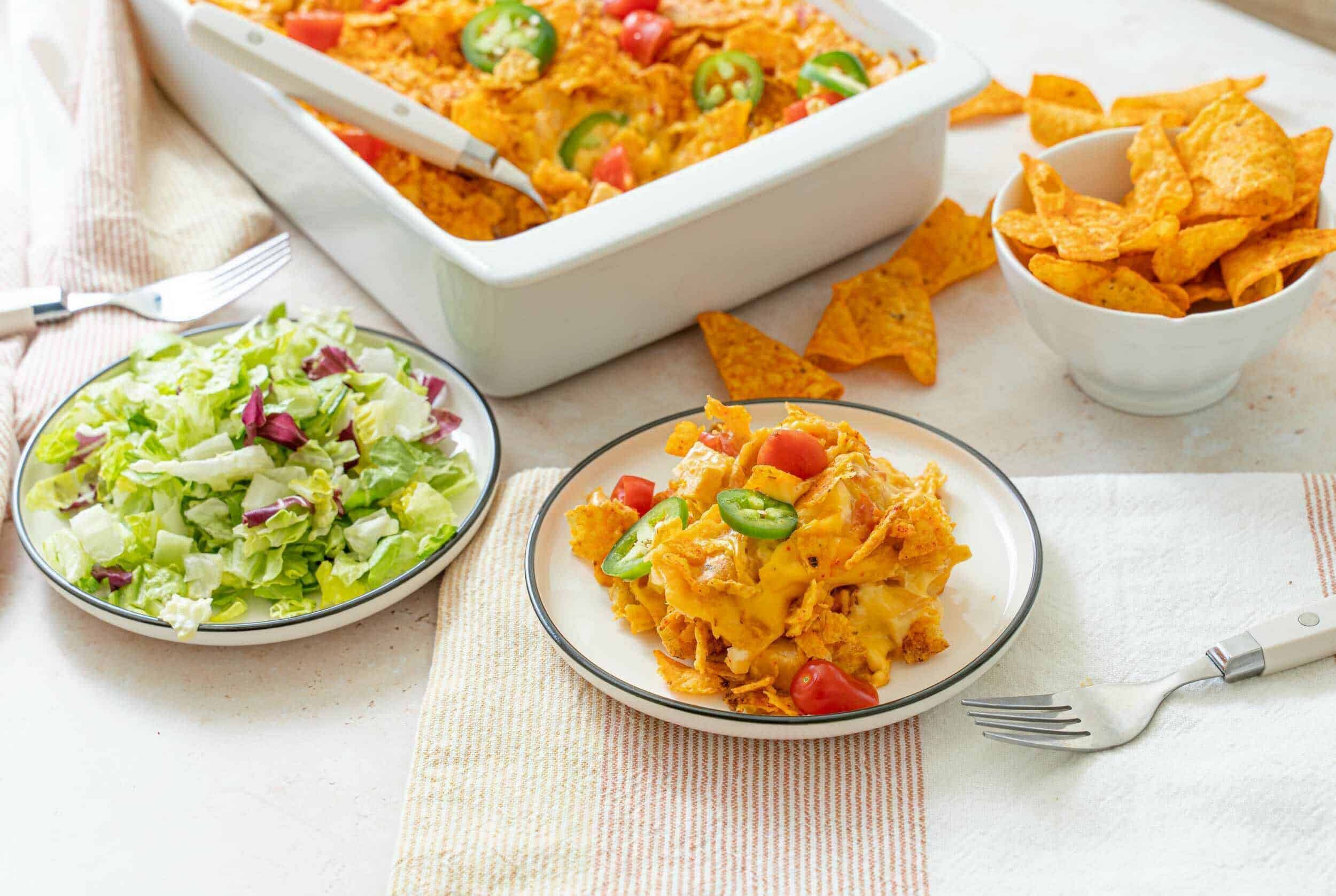 Nacho Chicken Casserole - Hey Recipe