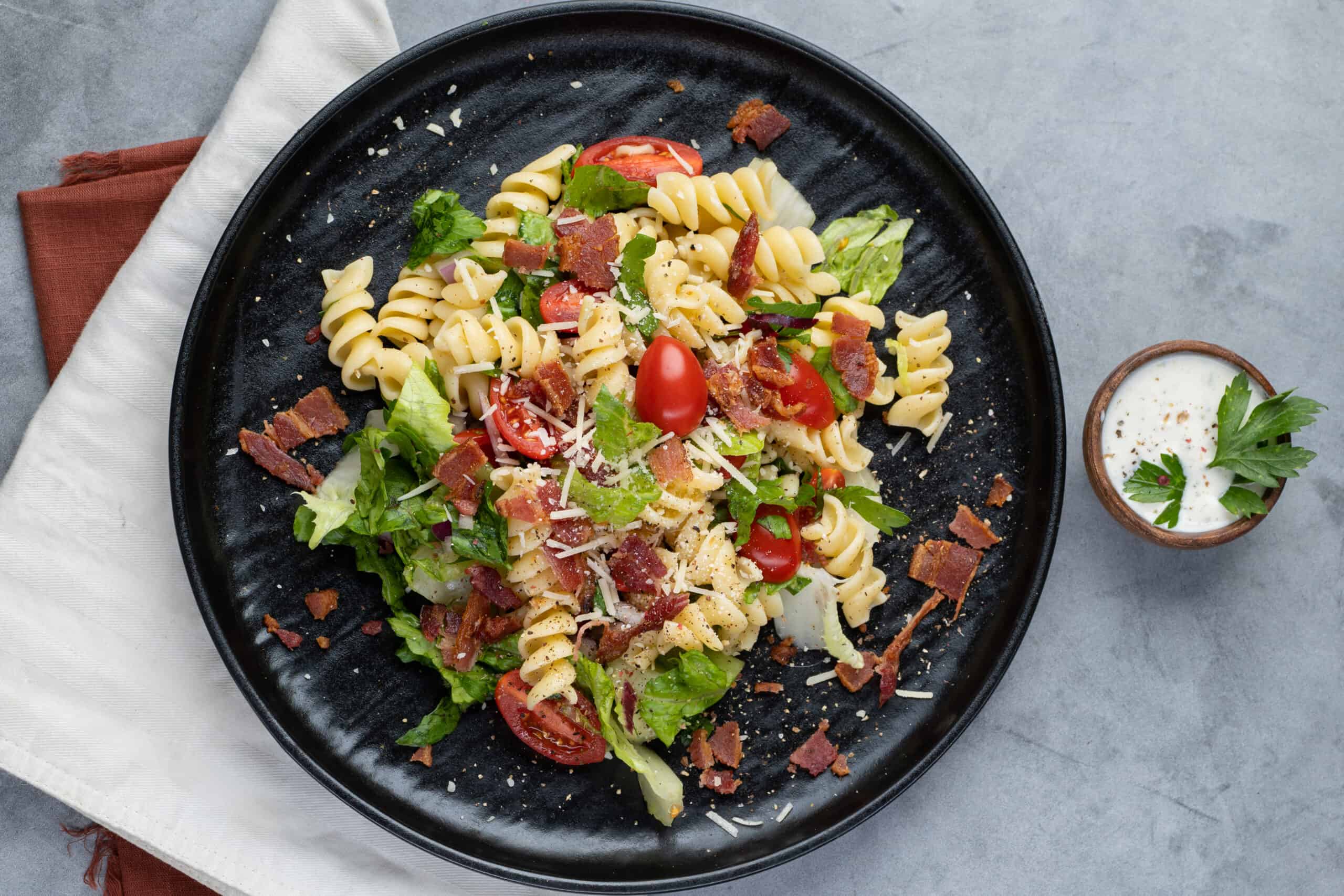 PTO Pasta Salad - Hey Recipe
