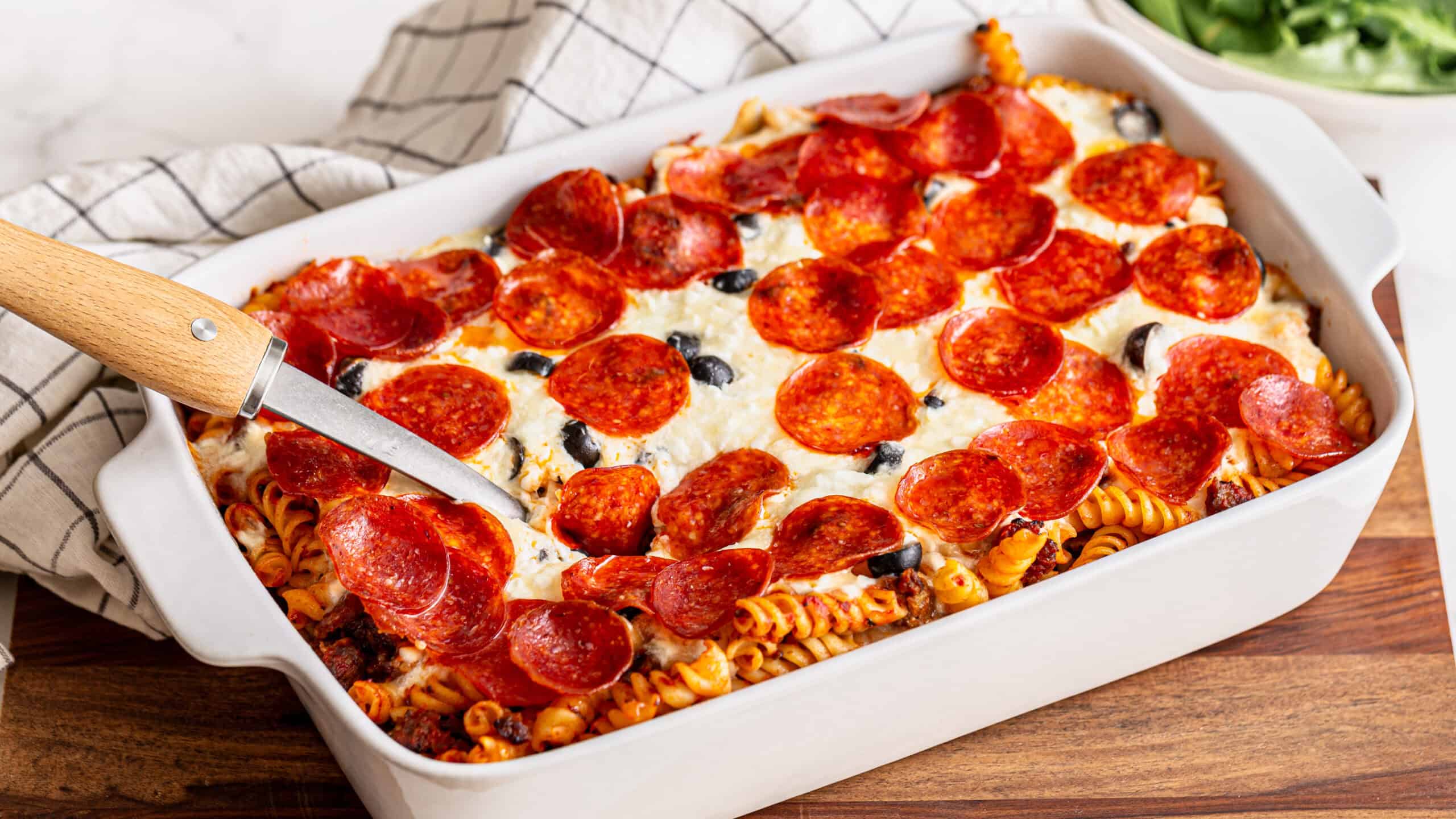 Papa's Pepperoni Bake - Hey Recipe