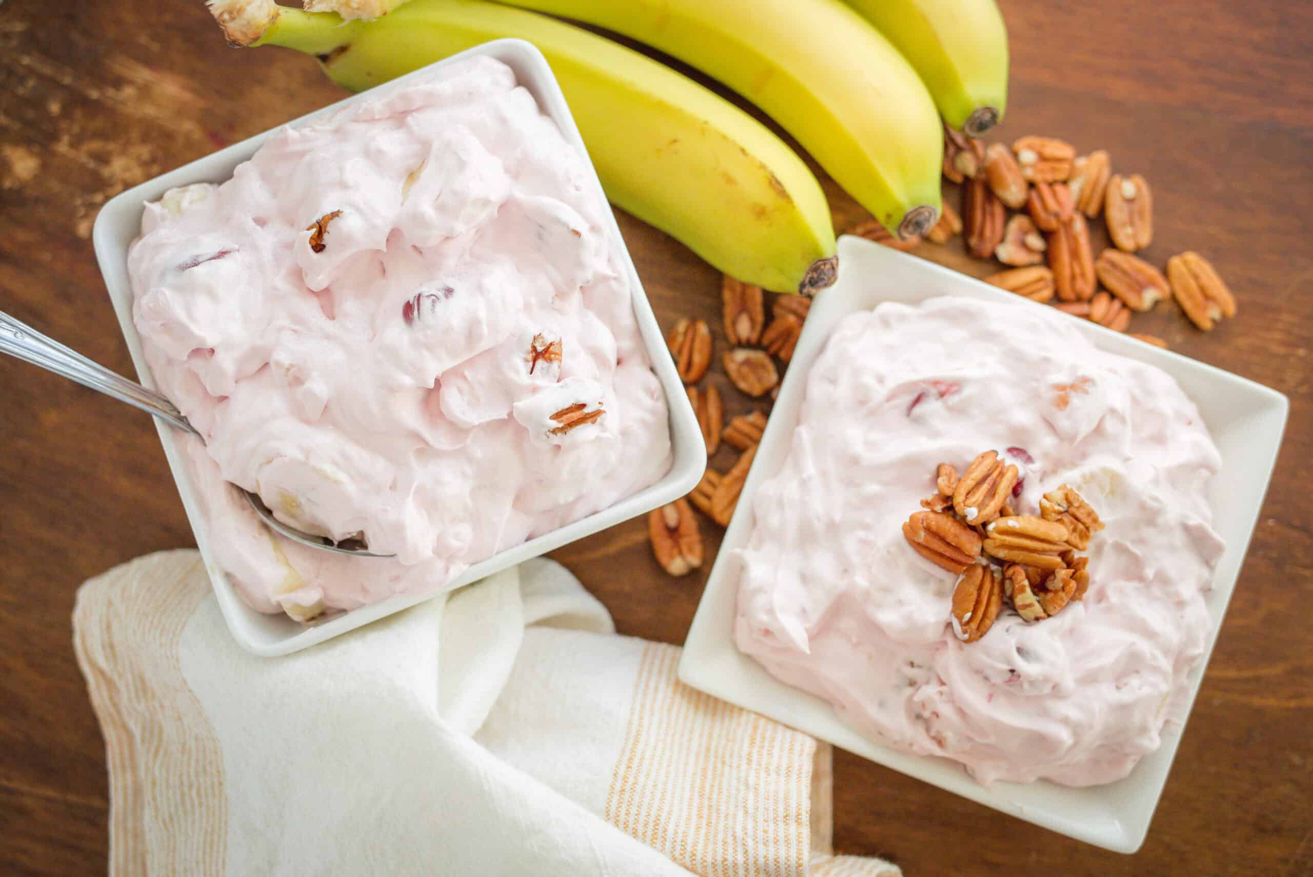 Parlor Banana Split Fluff - Hey Recipe