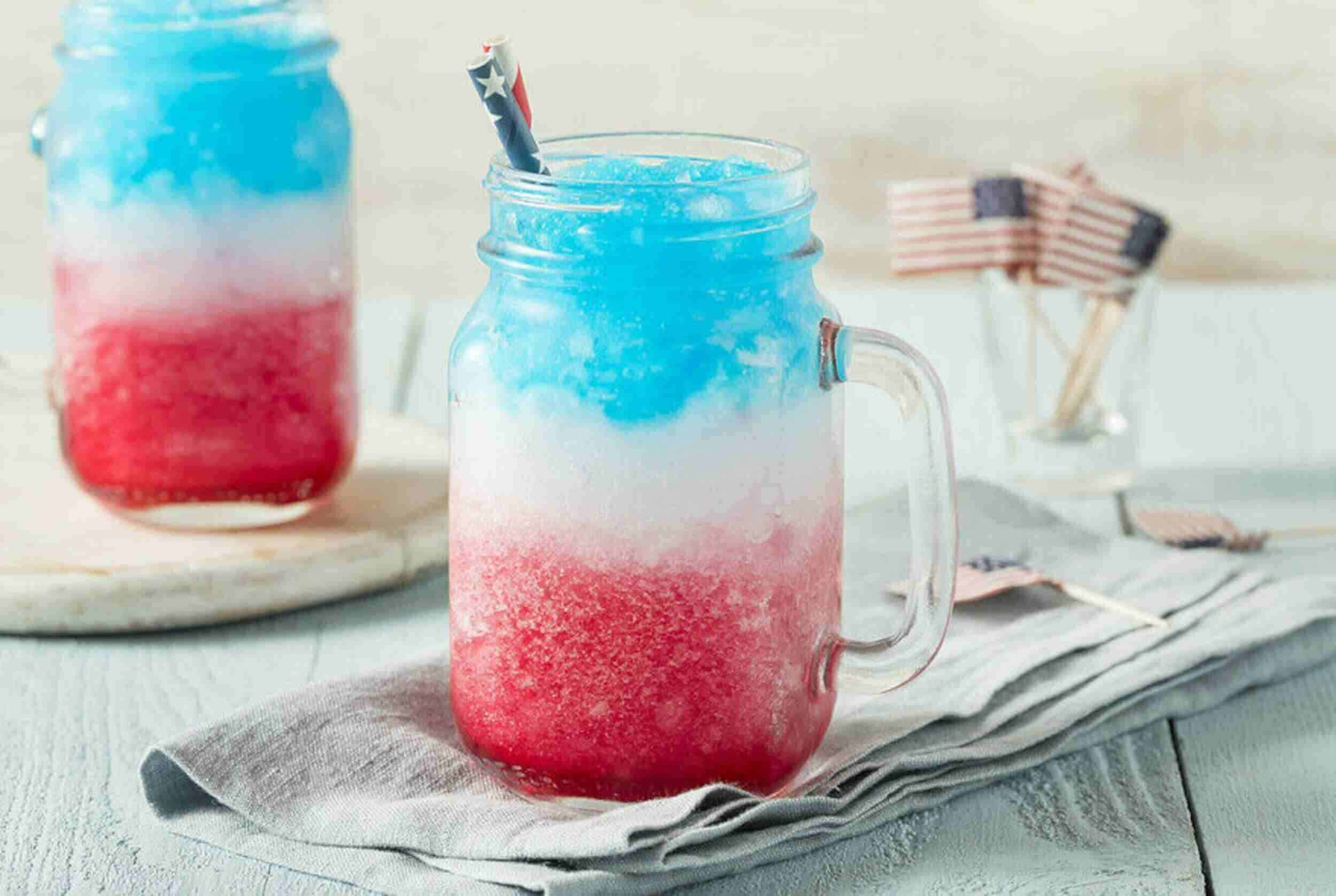Red, White, & Booze Slush - Hey Recipe