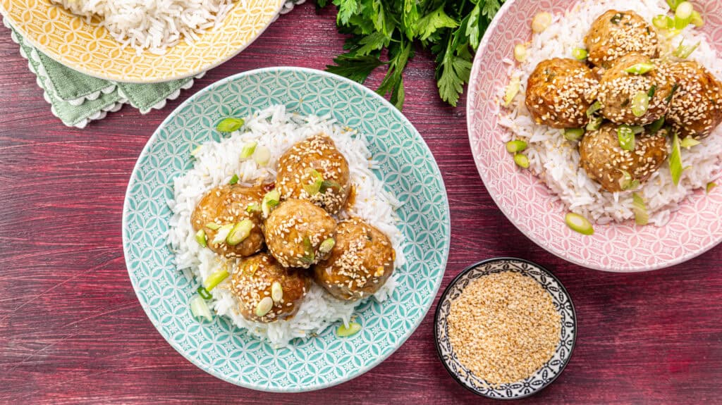 Simple Sesame Meatballs - Hey Recipe