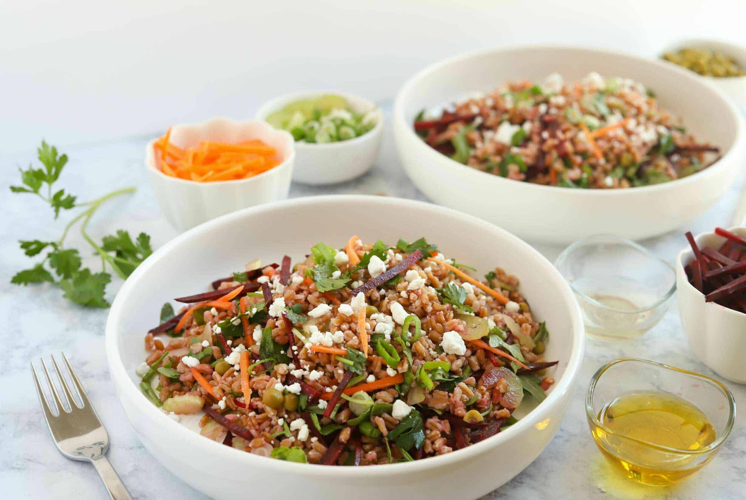 Spring Veggie Bowl - Hey Recipe