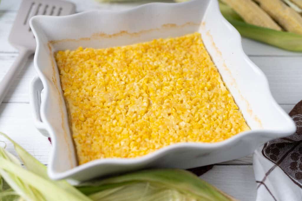 Aunt Cathy's Best Corn Pudding - Hey Recipe
