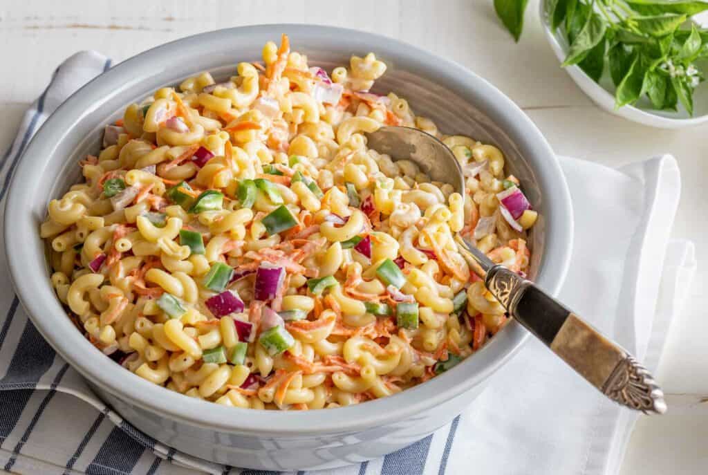 Sweet Macaroni Salad - Hey Recipe